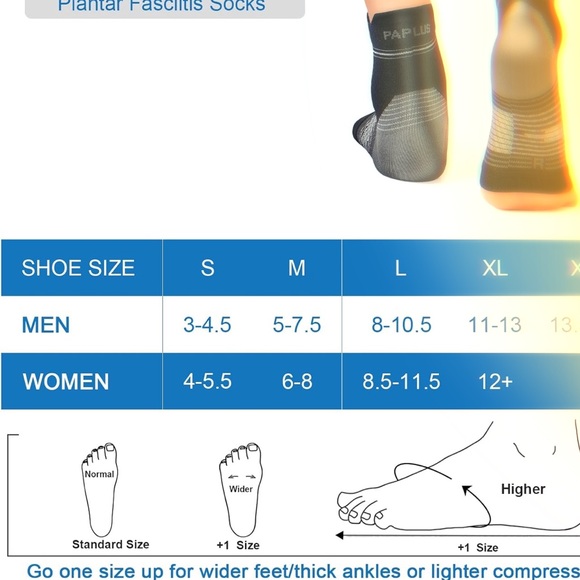 PAPLUS | Underwear & Socks | Nwt Unisex Plantar Compression Foot ...